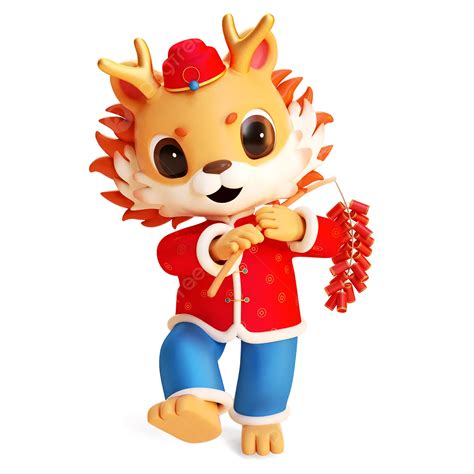 卡通龍年 龍 新年 插畫元素戲曲素材圖案，psd和png圖片免費下載