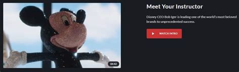 Masterclass Bob Igers Business Strategy And Leadership Lesson Online