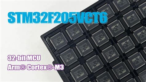 STM32F205VCT6 Arm Based 32 Bit MCU Overview YouTube