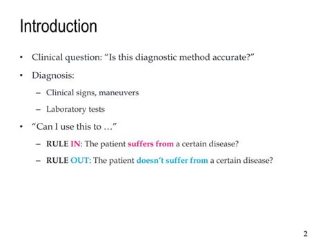 Measuring Diagnostic Accuracy Pptx