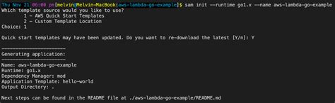 Deploying A Go Lambda Function Using Aws Sam Melvin Dave Vivas Tech Blog