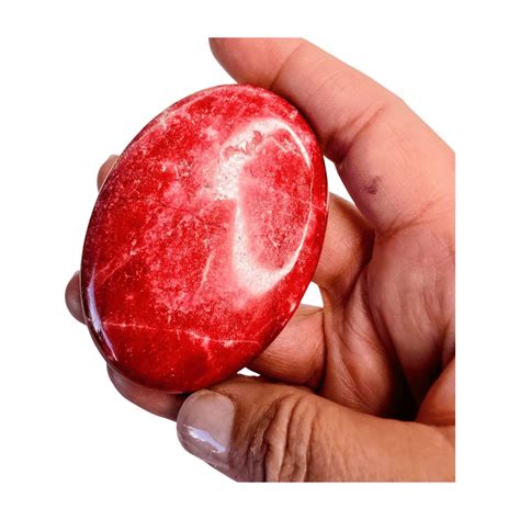 Thulite Palm Stone Rare Crystal Of Love And Emotional Balance Totems