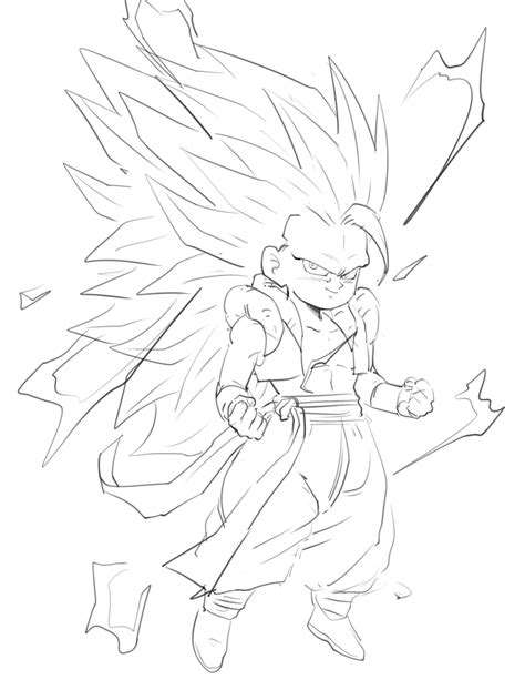 Gogeta Dragon Ball And 1 More Drawn By Horang4628 Danbooru