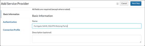 Fortigate Firewall Saml Relying Party Configuration Using Ssl Vpn Rsa Ready Implementation