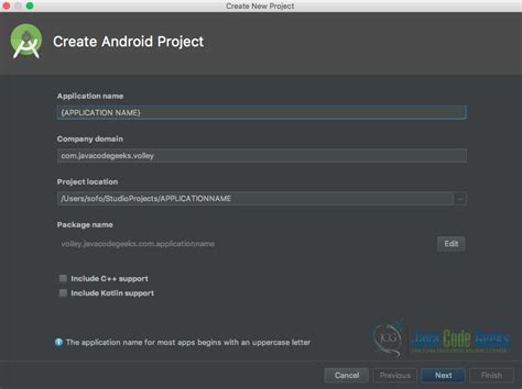 Android Volley Example Java Code Geeks