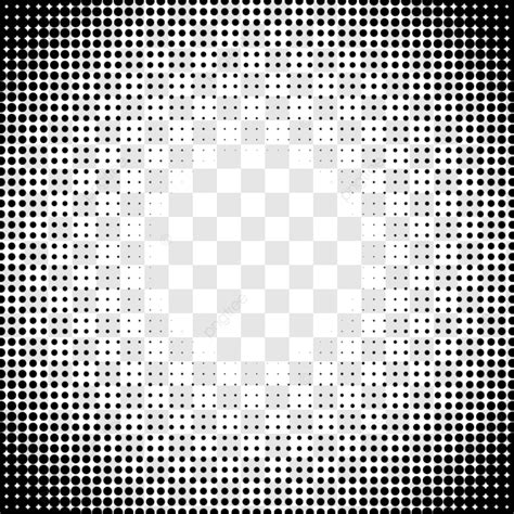 Black Dots Pattern Halftone Background Overlay Design Vector Black