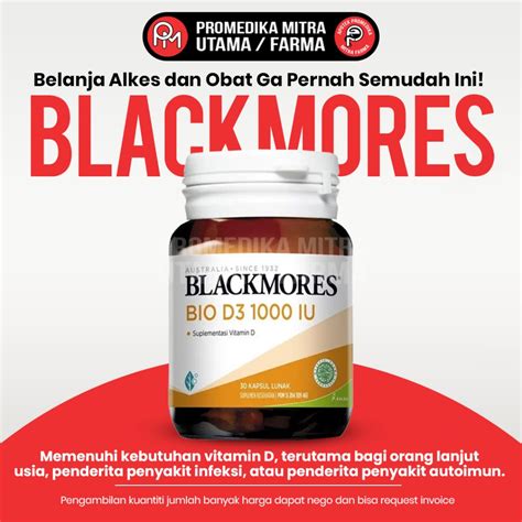 Jual Blackmores Suplemen Vitamin D3 1000 Iu Bio D3 1000 Iu 30 Kapsul
