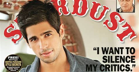 Shirtless Bollywood Men Sidharth Malhotra Strips Off For Stardust