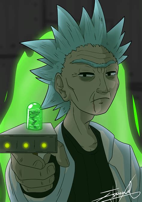 Evil Rick Art By Me Ranimeart