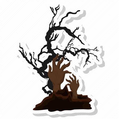 Ghost Halloween Tree Icon Download On Iconfinder
