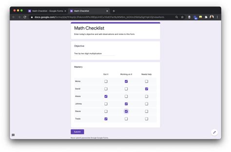 How To Create A Digital Checklist With Google Forms Class Tech Tips