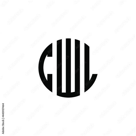 Cwl Letter Logo Design Cwl Letter In Circle Shape Cwl Creative Three Letter Logo Logo With
