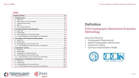 Iccc23 The New Cryptographic Evaluation Methodology Created By Ccn Pptx