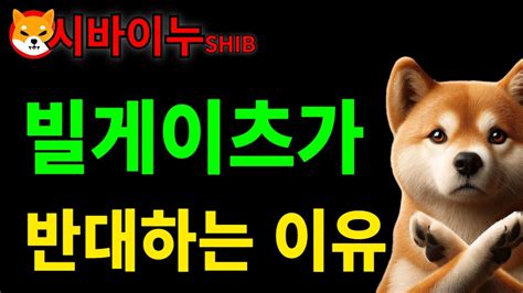 [ 시바이누 ] 충격 빌게이츠가 반대하는 이유 Youtube