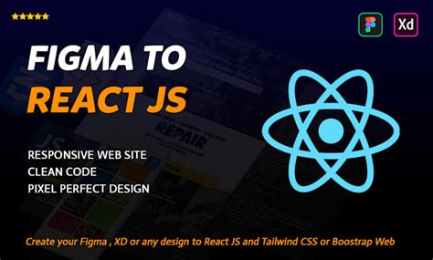Convert The Figma Or Xd Design To React With Tailwind Css By Ravinarts Fiverr