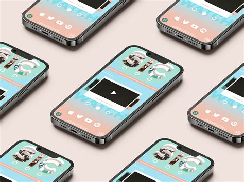 Band Scrolling Website Mobile The Neighborhood Behance