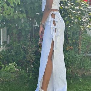 PDF Sewing Pattern For Bali Side Split Trousers Size M Beginner Friendly Pants Etsy