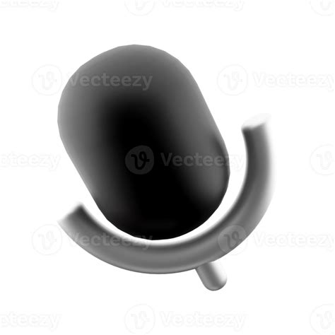 3d Rendering Microphone Icon 3d Render Talking Device Icon 24624742 Png