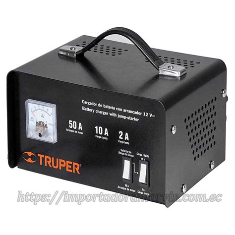 Cargador Para Baterías Truper 50a 12v Marvin Truper Herramientas