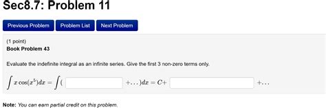 solved sec8 7 problem 11 previous problem problem list next