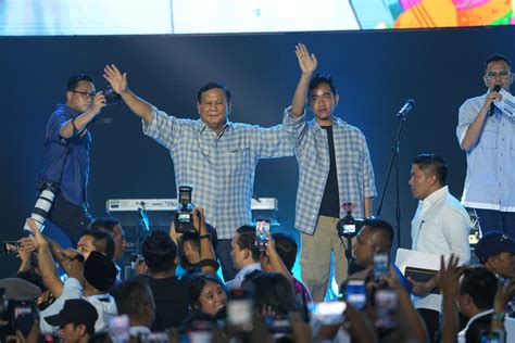 インドネシア大統領選、プラボウォ氏勝利宣言－ジョコ氏路線を継承 Bloomberg