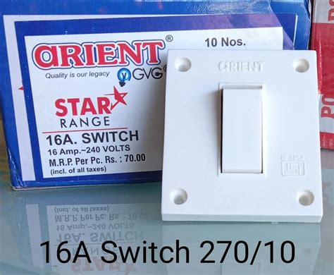 White 16a Electrical Modular Switch At ₹ 25 Piece In Varanasi Id 25189320962