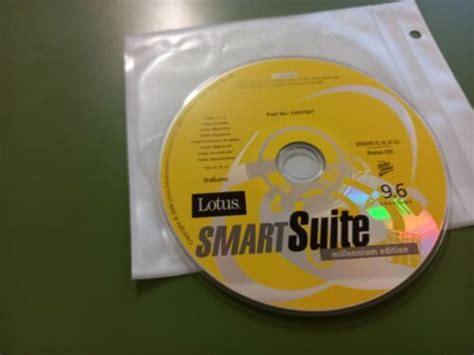 Lotus Smartsuite 96 Millennium Edition Lotus 123 Win Xp 7 810 11 Cd Oem New Ebay