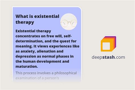 What Is Existential Therapy Deepstash