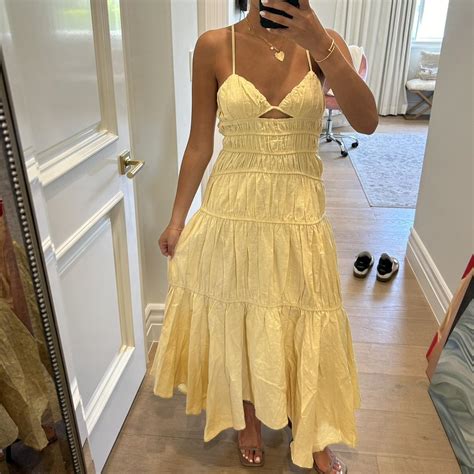 Revolve Sndys Linen Dress Worn Once Perfect For Depop