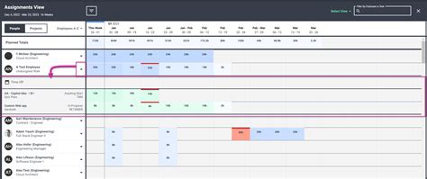 Assignments View By People Parallax