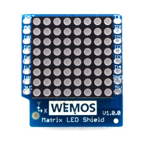 Matrix LED Shield WEMOS Documentation