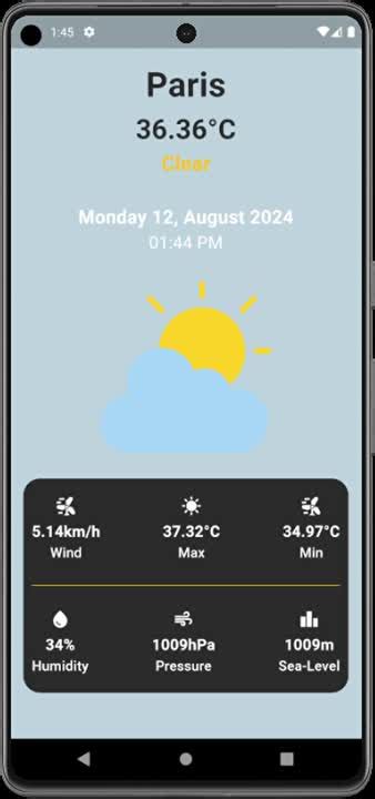 Souhaiel Boujebha On Linkedin Flutter Mobiledev Weather