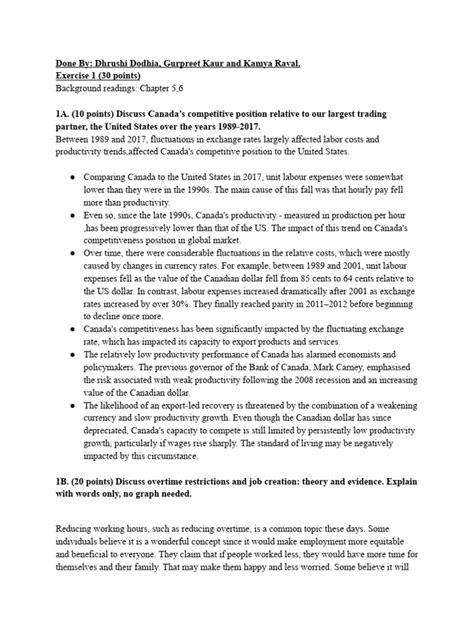 Labour Economics Hwk2 Pdf Labour Economics Microeconomics