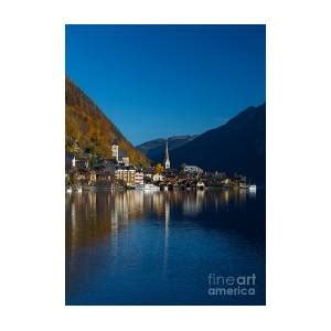 Buildings In Hallstatt During The Day In The Autumn Photograph By