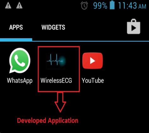 User Interface Of Wireless Ecg Application Download Scientific Diagram