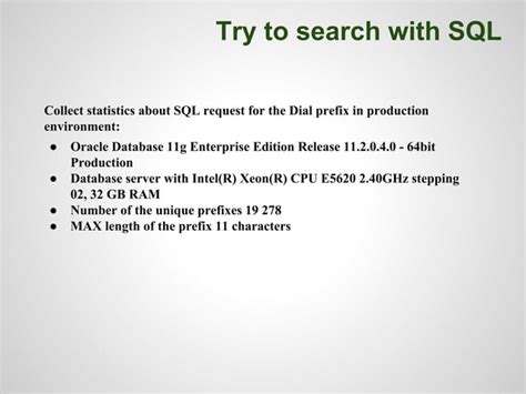 Plsql And Radix Tree Structure Ppt