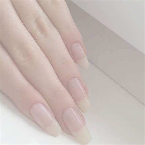 𝆬 ˒˒ ﹢ Uñas Largas Naturales Rutina De Belleza Manos Bonitas