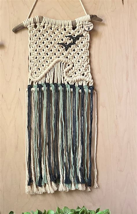 Mini Wave Macrame Etsy