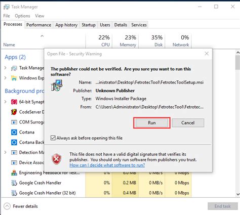 Fix The Problem Of Fetrotech Tool Installation Package That Cant Be Installed