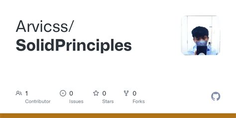 Github Arvicsssolidprinciples
