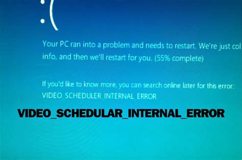 Fix Bsod Video Scheduler Internal Error Qm Games