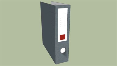 File Folder For A4 8 Cm Wide 3d Warehouse