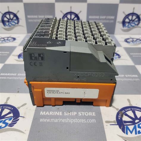 Bandr Automation X20 Cp 0292 Rev Ho Io Module Marine Ship Store