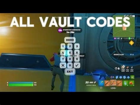 ALL CODES FOR VAULT IN GO GOATED FORTNITE YouTube