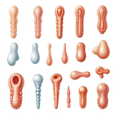 Premium Vector A Set Of Images Of Different Types Of Bacteria And Bacteria