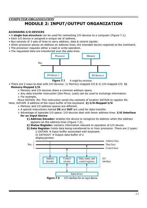Solution Computer Organization Input And Output Studypool