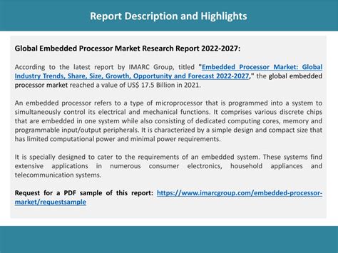 Ppt Embedded Processor Market Pdf Research Report Share Trends Forecast By 2027 Powerpoint