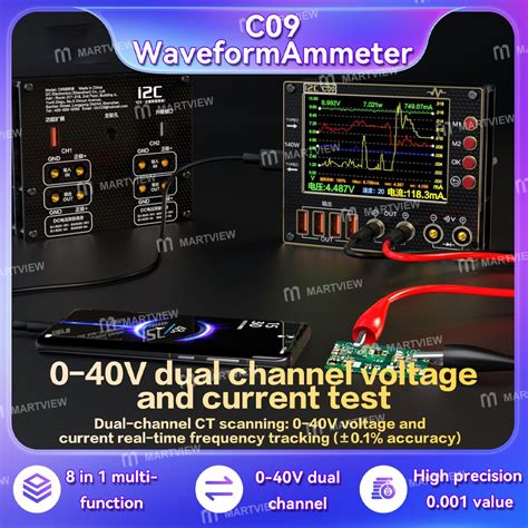 I2c C09 Digital Waveform Ammeter With Charge Detection Voltage