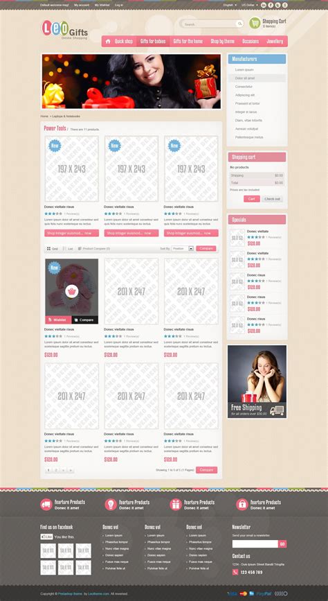 Leo Gifts Prestashop Theme By Leo Theme ThemeForest