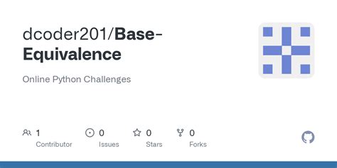 github dcoder201 base equivalence online python challenges